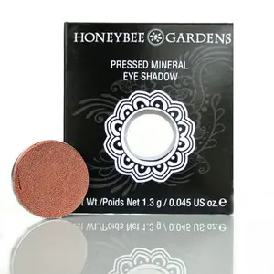 HONEYBEE GARDENS Pressed Powder Eye Shadow Single Rusted Copper Shimmer